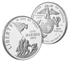 U.S. Marine Corps 2025 Silver Proof 250th Anniversary Coin "P" – P & D ...